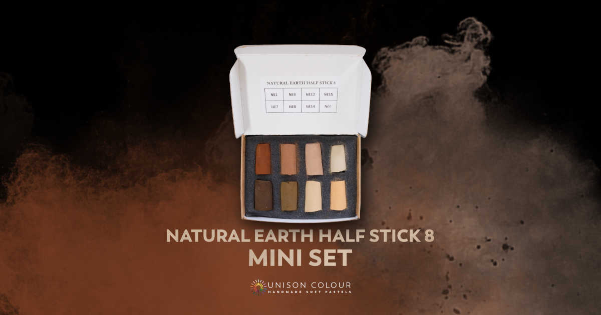 Natural Earth Half Stick 8 - Unison Colour Soft Pastels