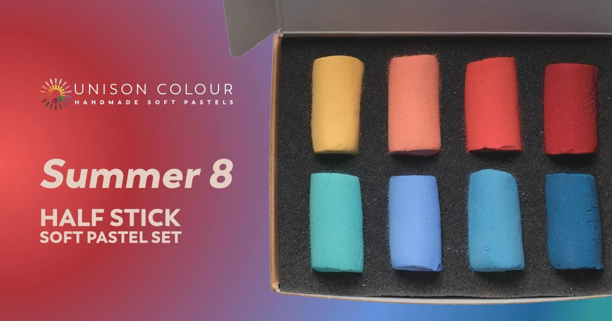 Summer 8 Half Stick Soft Pastel Set - Unison Colour Soft Pastels